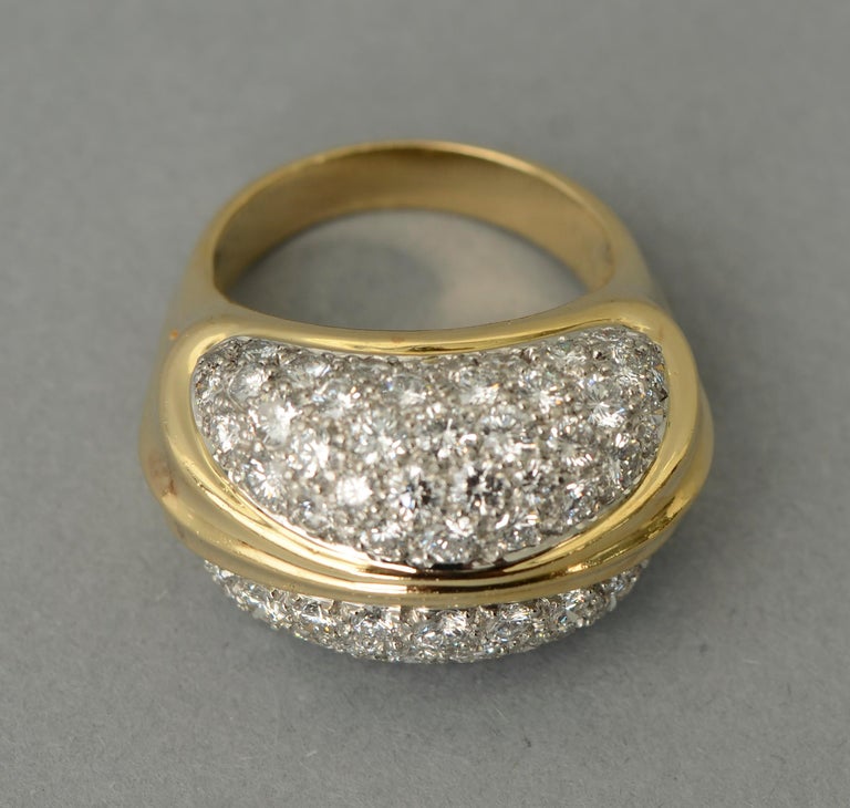 Tiffany and Co. Diamond Cocktail Ring For Sale at 1stDibs