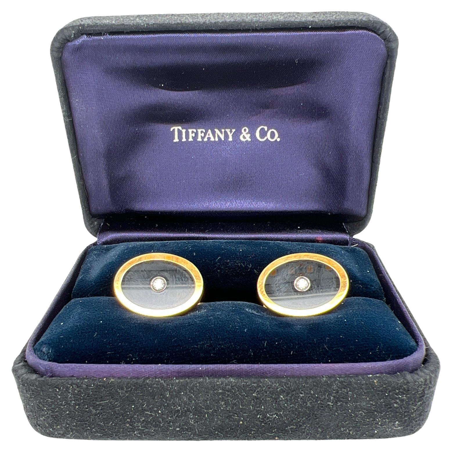 Tiffany and Co. Vintage 14 Karat Yellow Gold Double Knot Cufflinks at ...