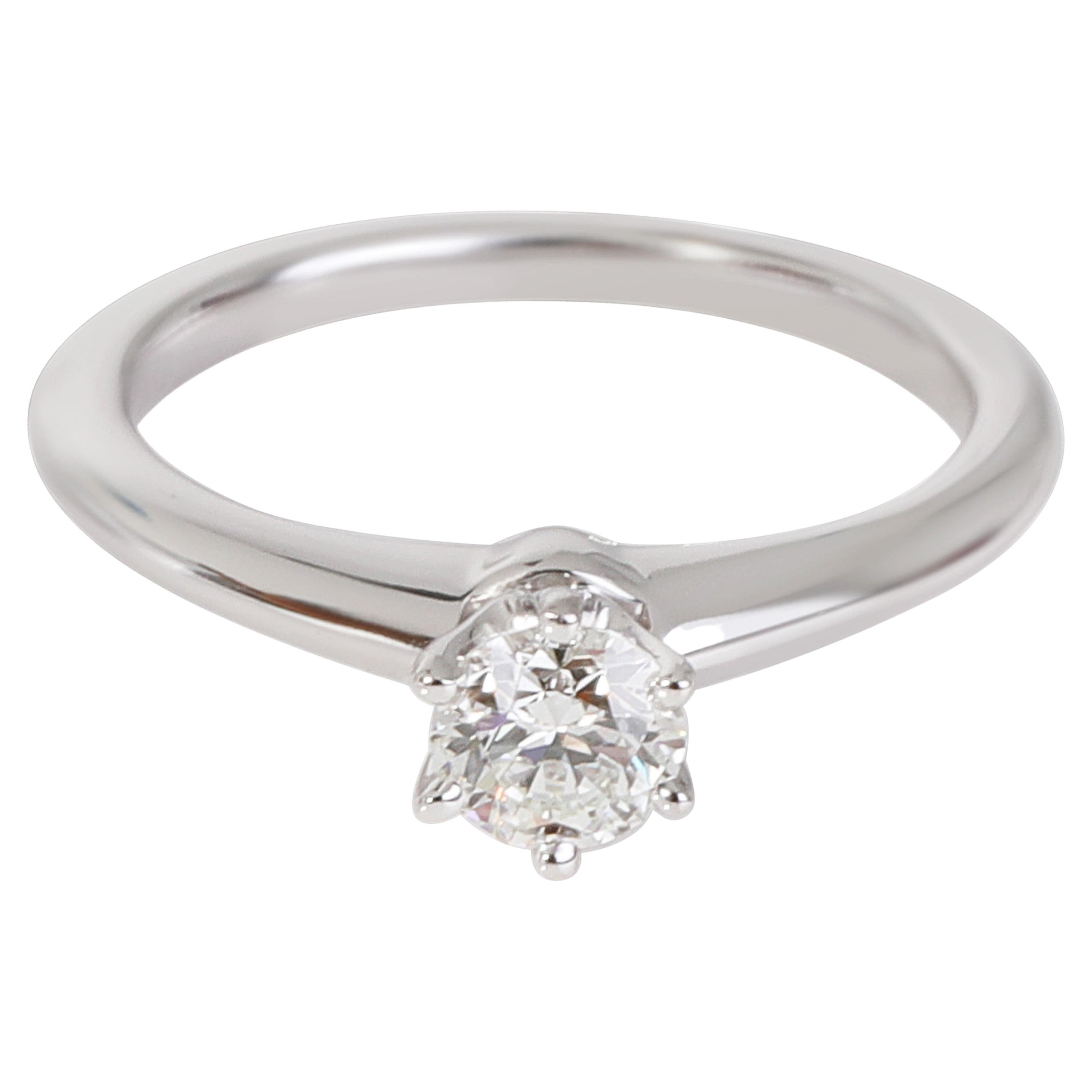 Tiffany and Co. 4.01 Carat G-VS1 Diamond Platinum Ring For Sale at ...