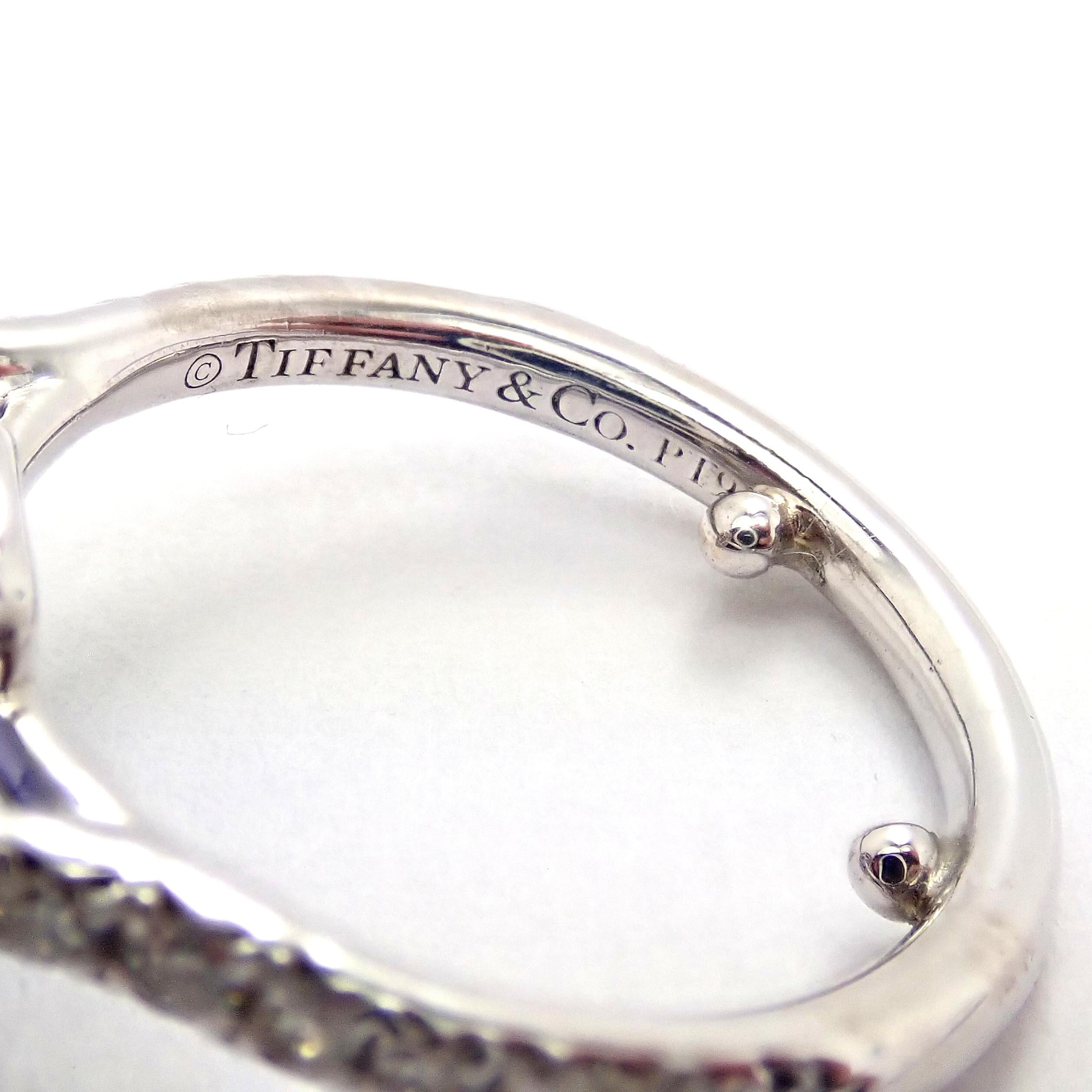 Tiffany and Co Diamond Tanzanite Platinum Soleste Ring at 1stDibs ...