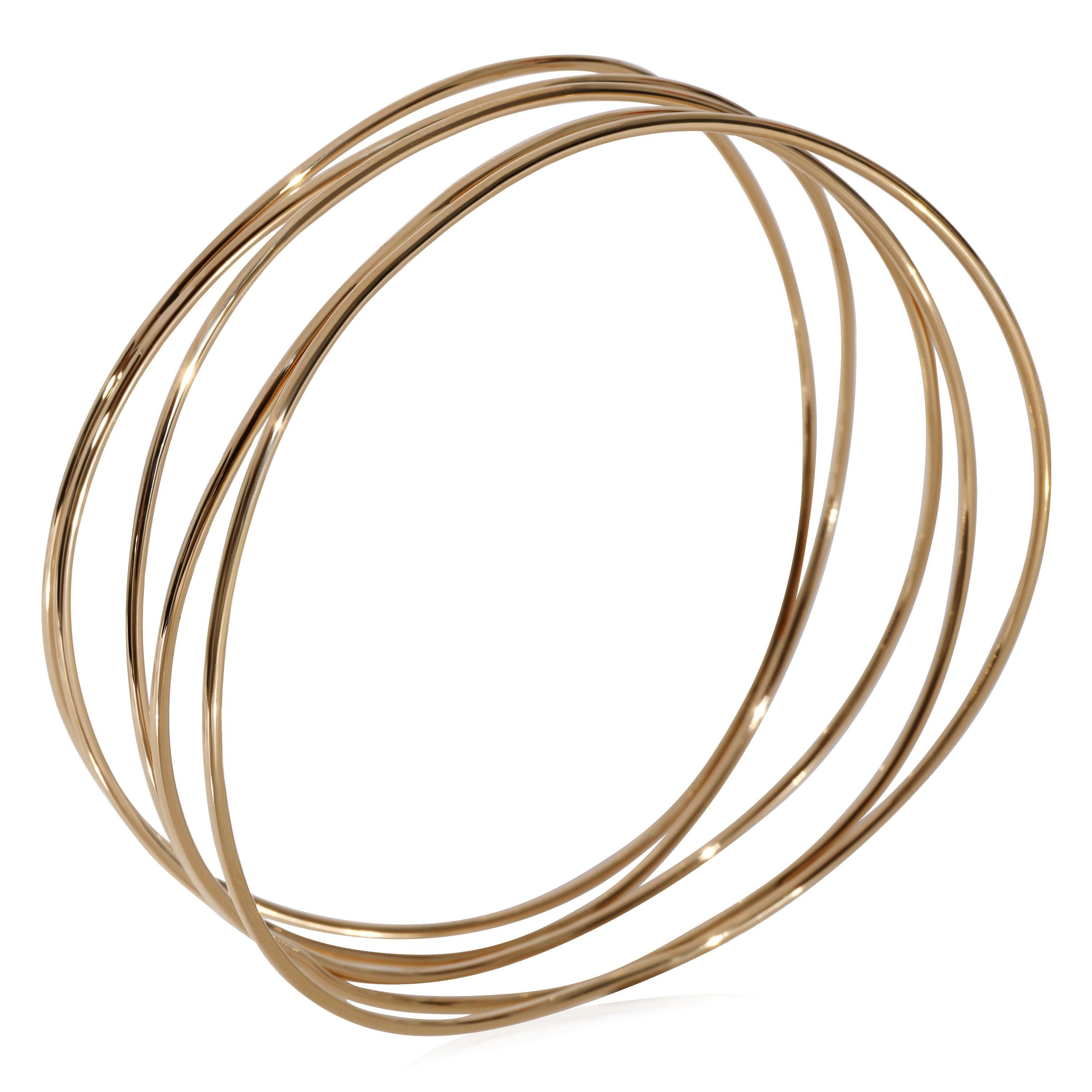 Tiffany and Co. Elsa Peretti 5 Row Wave Bangle in 18k Yellow Gold For ...