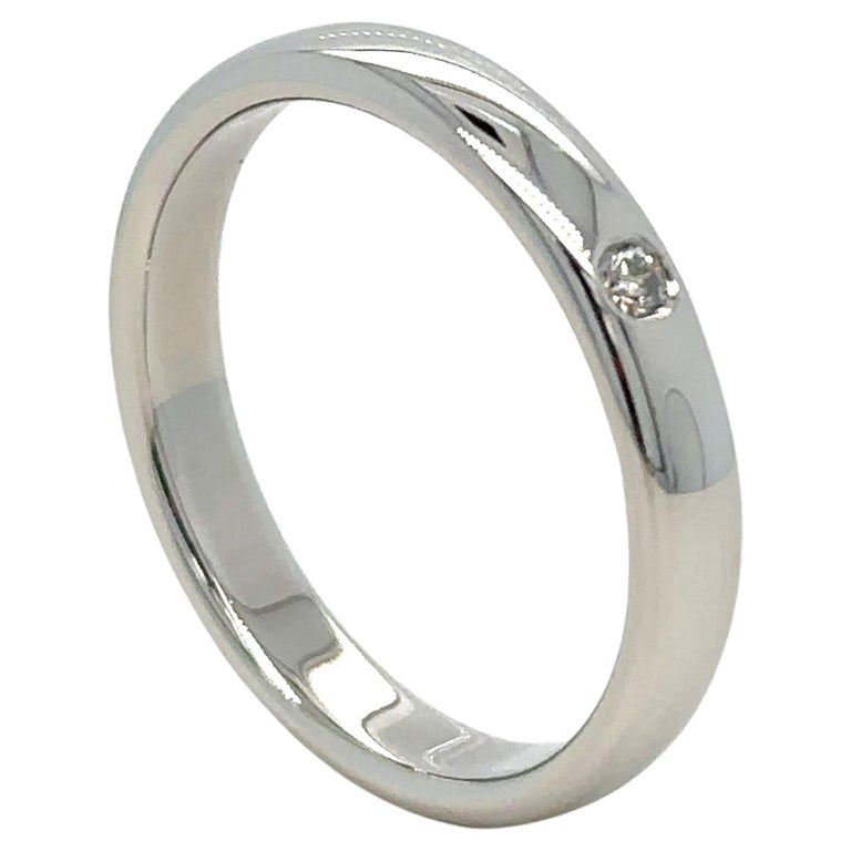 Tiffany and Co. Elsa Peretti band ring 0.02ct V 1/2 For Sale at 1stDibs