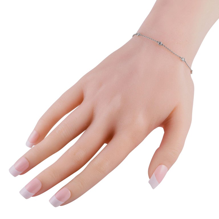 Tiffany and Co. Elsa Peretti Diamonds by the Yard Platinum 0.30ct ...