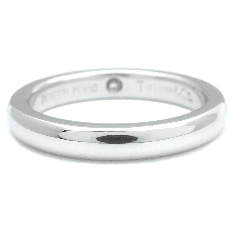 TIFFANY and Co. Elsa Peretti Platinum Diamond Band Ring 4 For Sale at ...