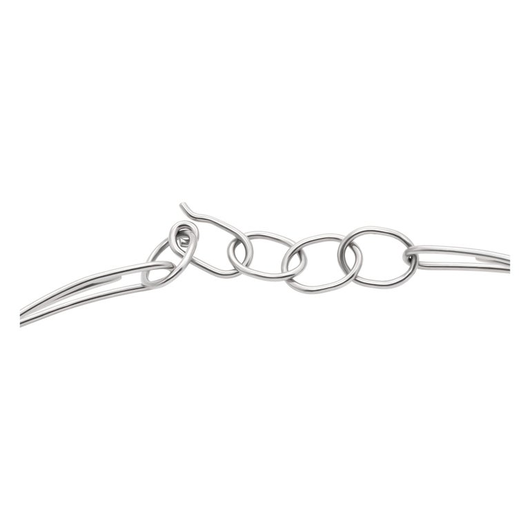 Tiffany and Co. Elsa Peretti "Wave Collection" Triple 18k White Gold ...