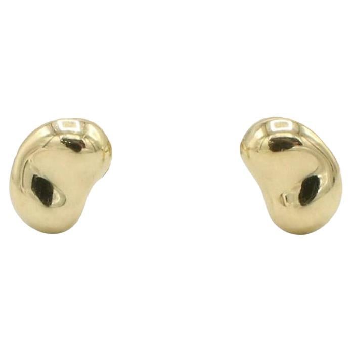 Vintage Elsa Peretti for Tiffany and Co. Bean Earrings Set in 18k Yellow Gold at 1stDibs | elsa ...