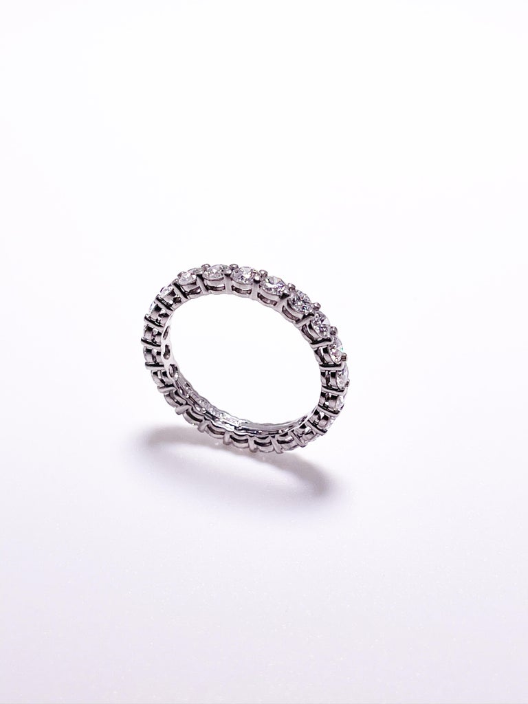 Tiffany and Co. Embrace Eternity Diamond Ring Platinum For Sale at 1stDibs