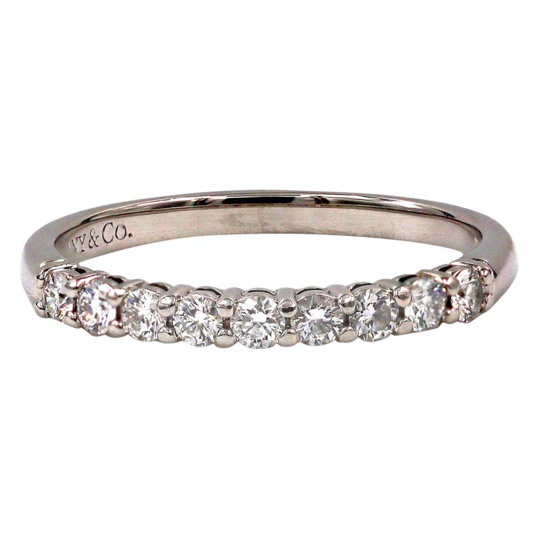 Tiffany and Co. Embrace Platinum Diamond Band at 1stDibs