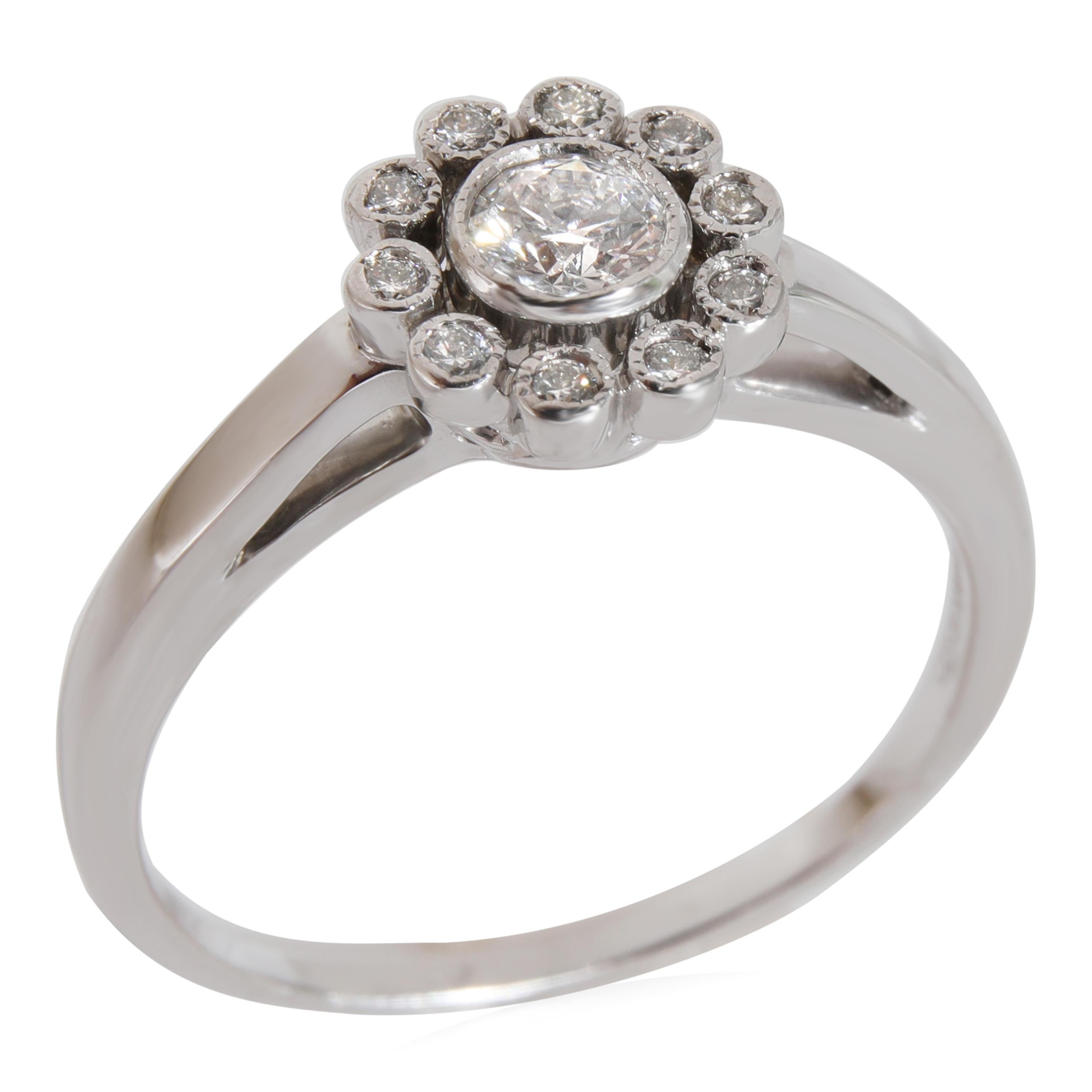 Tiffany and Co. Enchant Diamond Ring in Platinum 0.35 CTW For Sale at ...