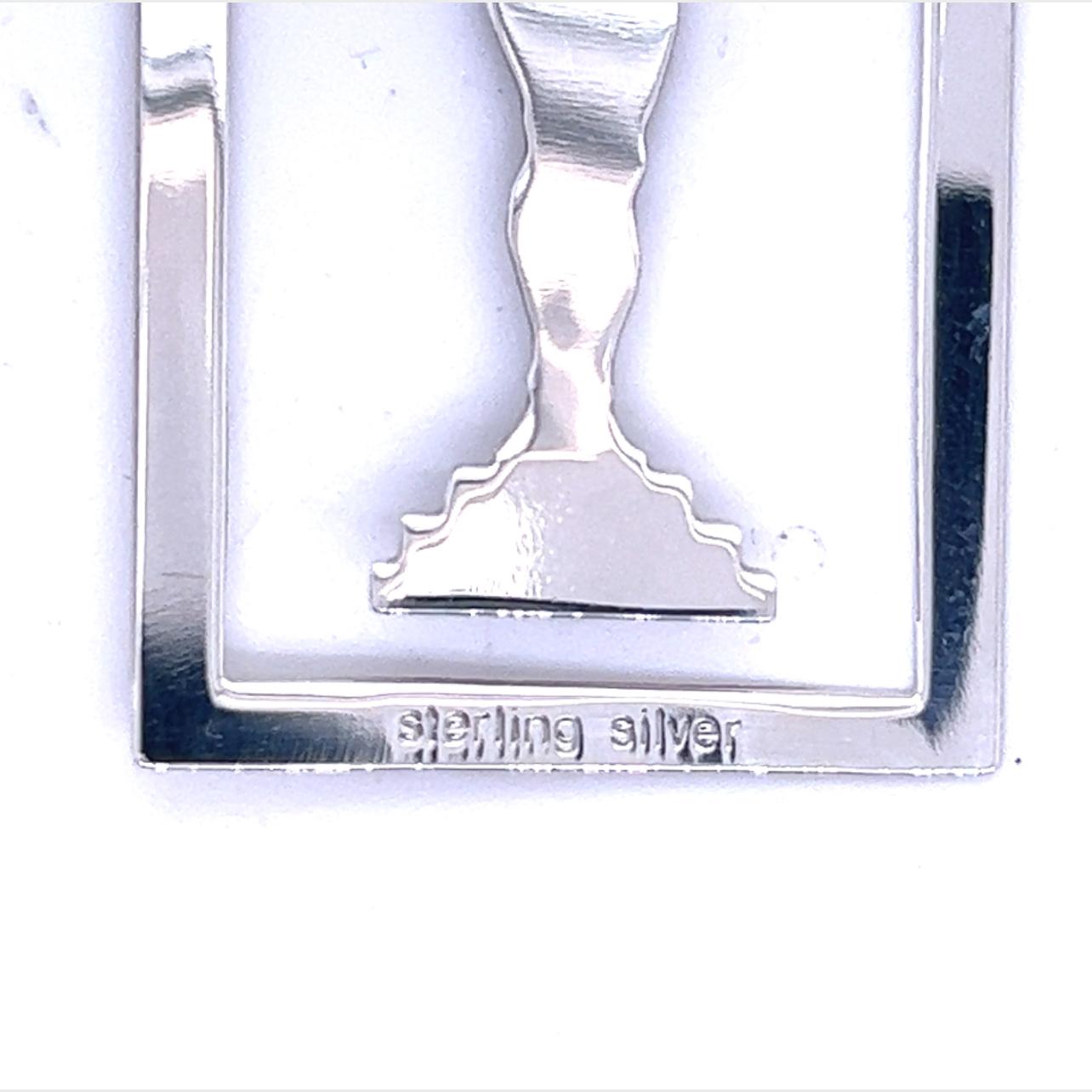 Tiffany and Co Estate Atlas Bookmark Silver For Sale at 1stDibs