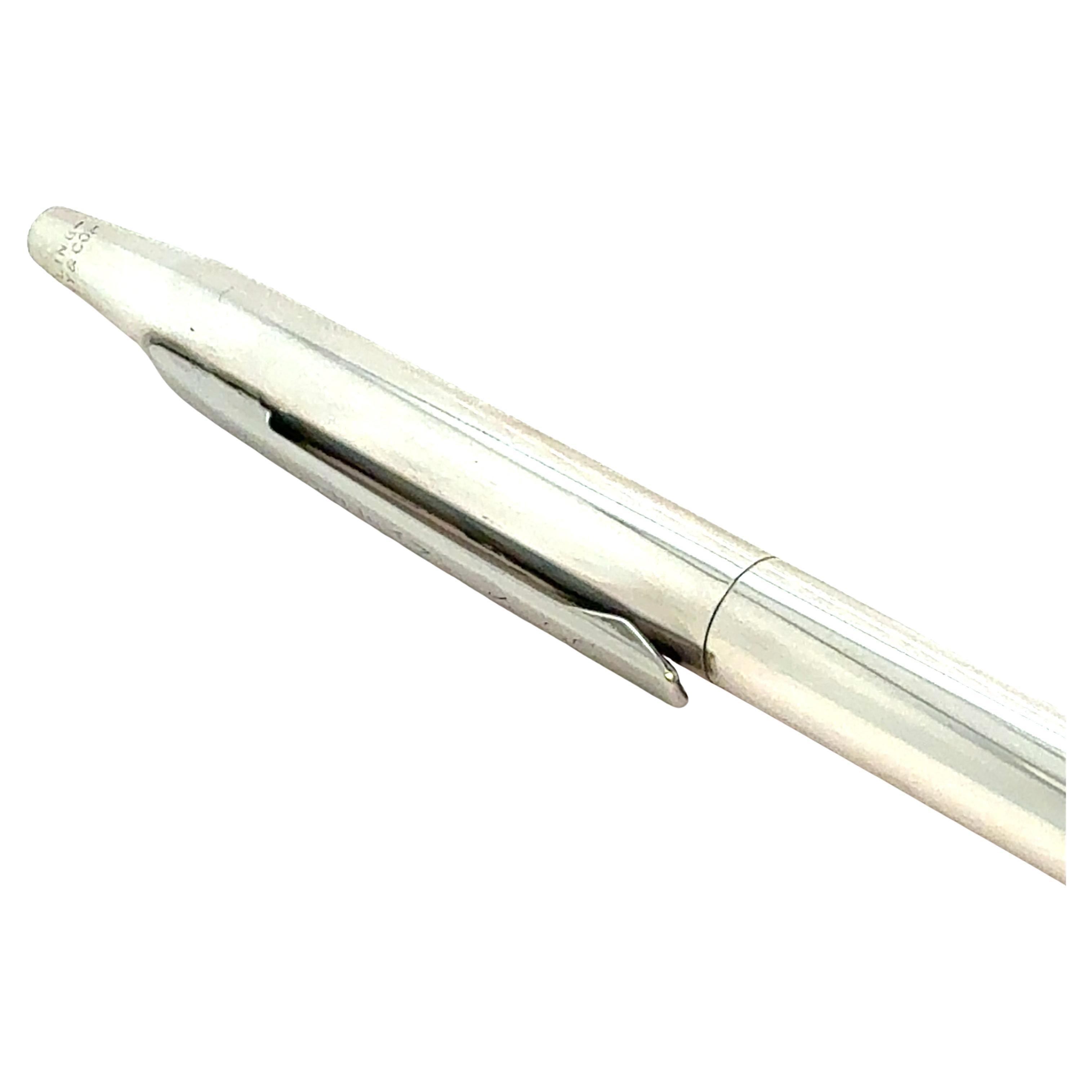 Tiffany and Co. Sterling Silver Caduceus Ballpoint Pen at 1stDibs ...
