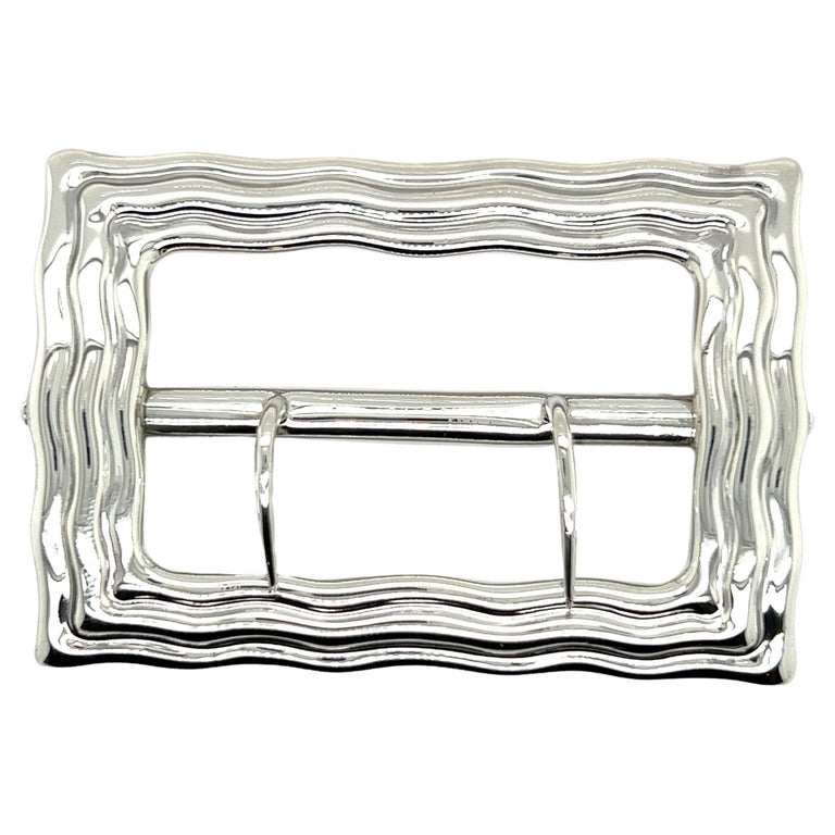 Tiffany and Co. Estate Belt Buckle Sterling Silver For Sale at 1stDibs
