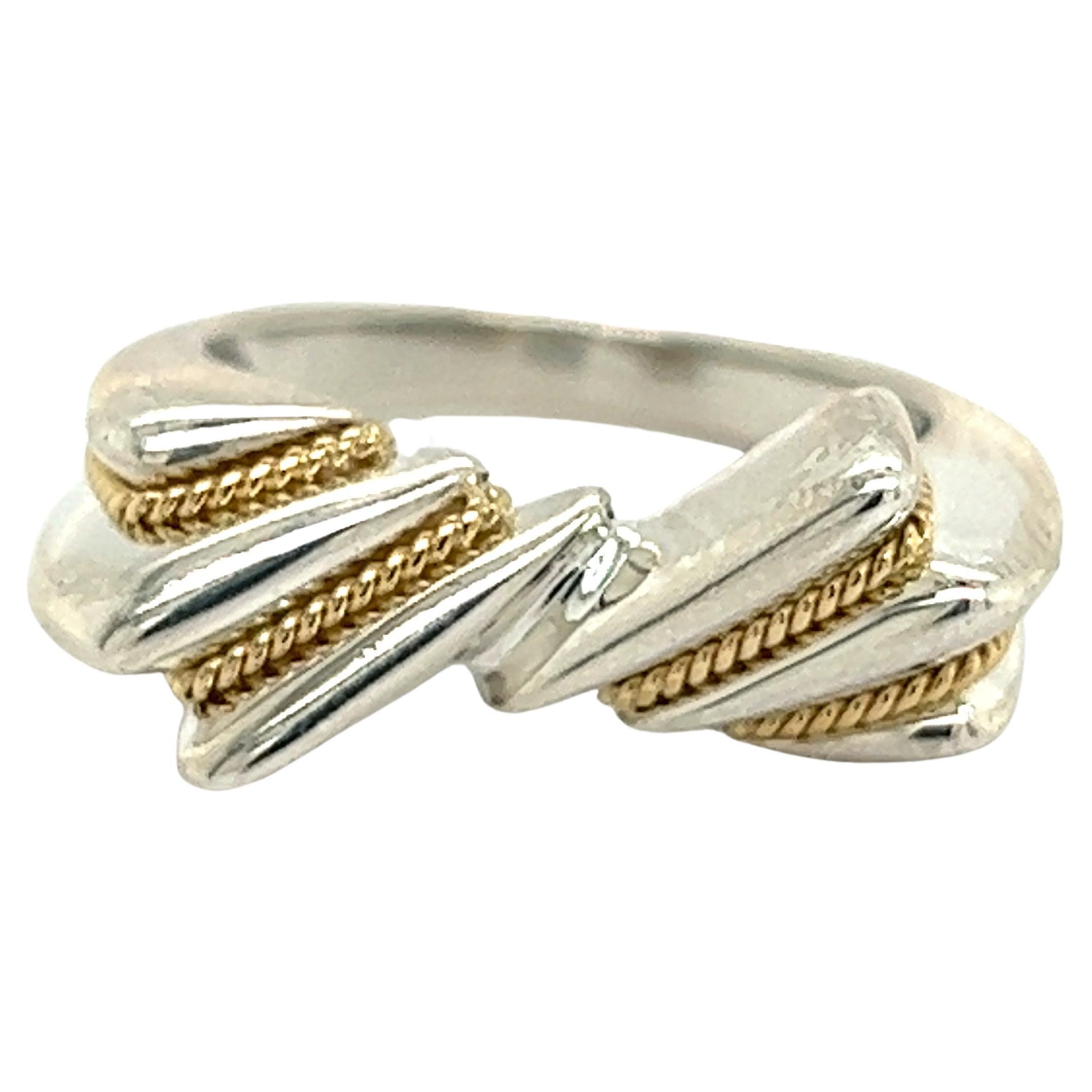 Tiffany and Co. Estate Ring Sterling Silver 4.2 Grams For Sale at ...