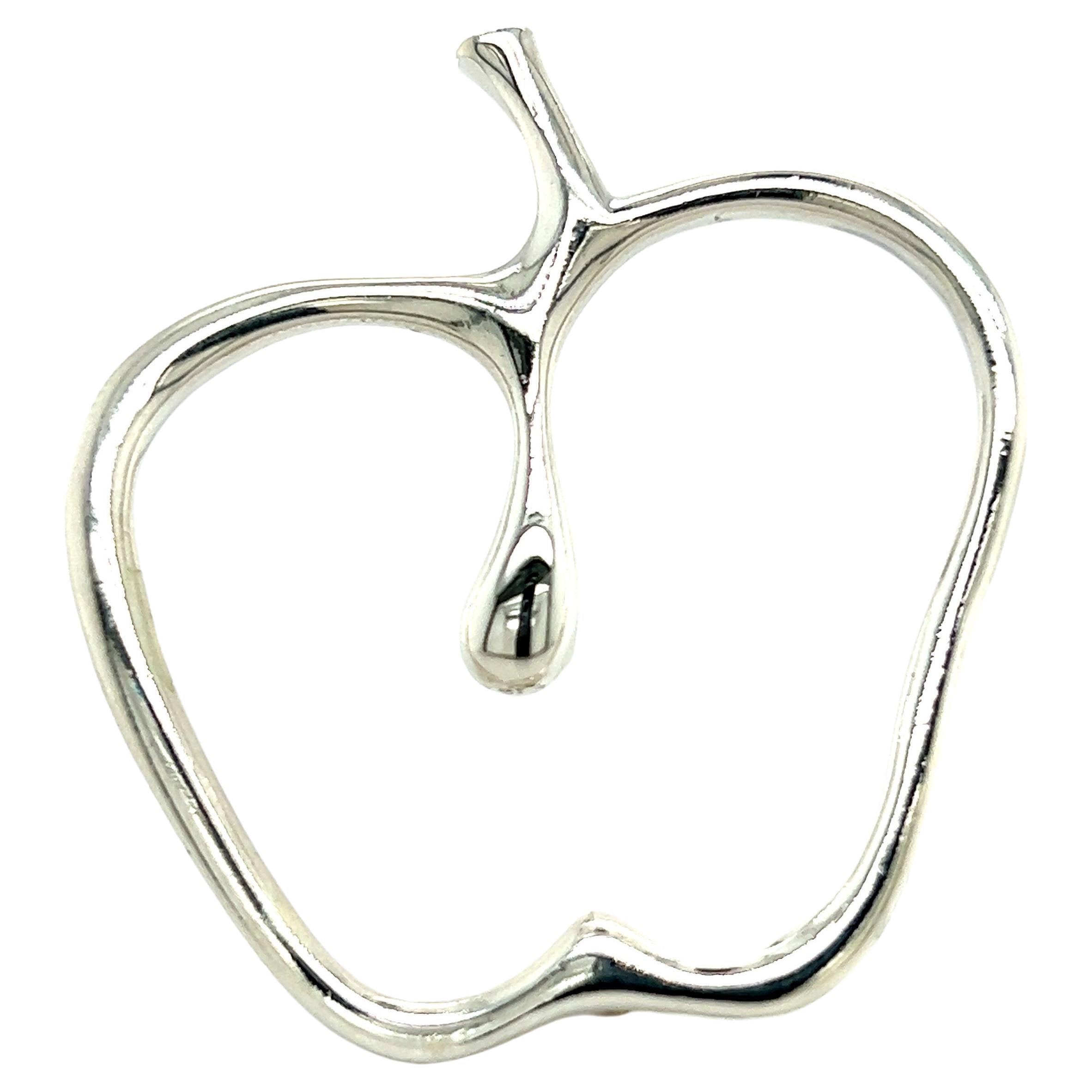 Tiffany and Co. Estate Wave Brooch Pin Sterling Silver at 1stDibs