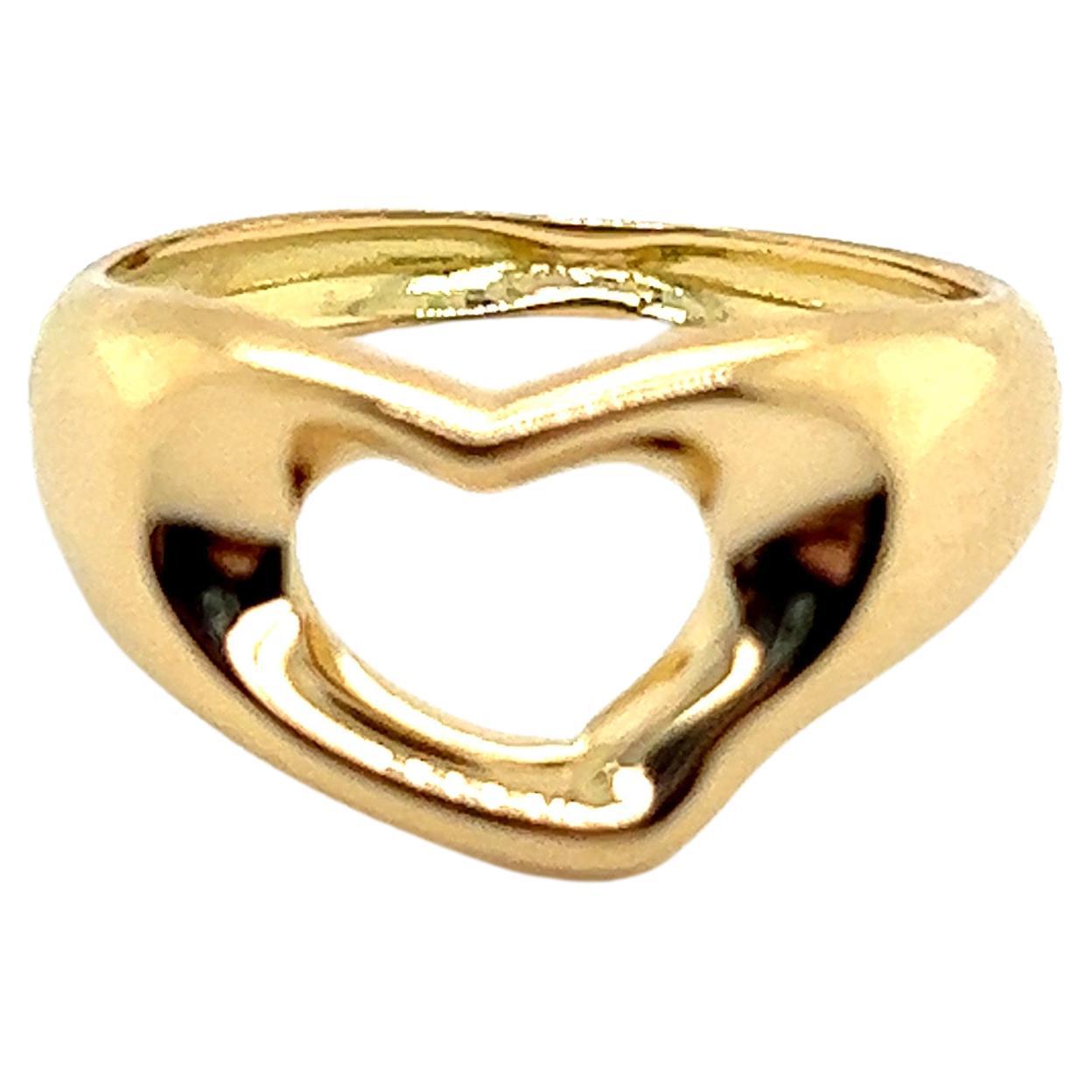 Authentic Tiffany and Co. 18 Karat White Gold Frank Gehry Torque Ring ...