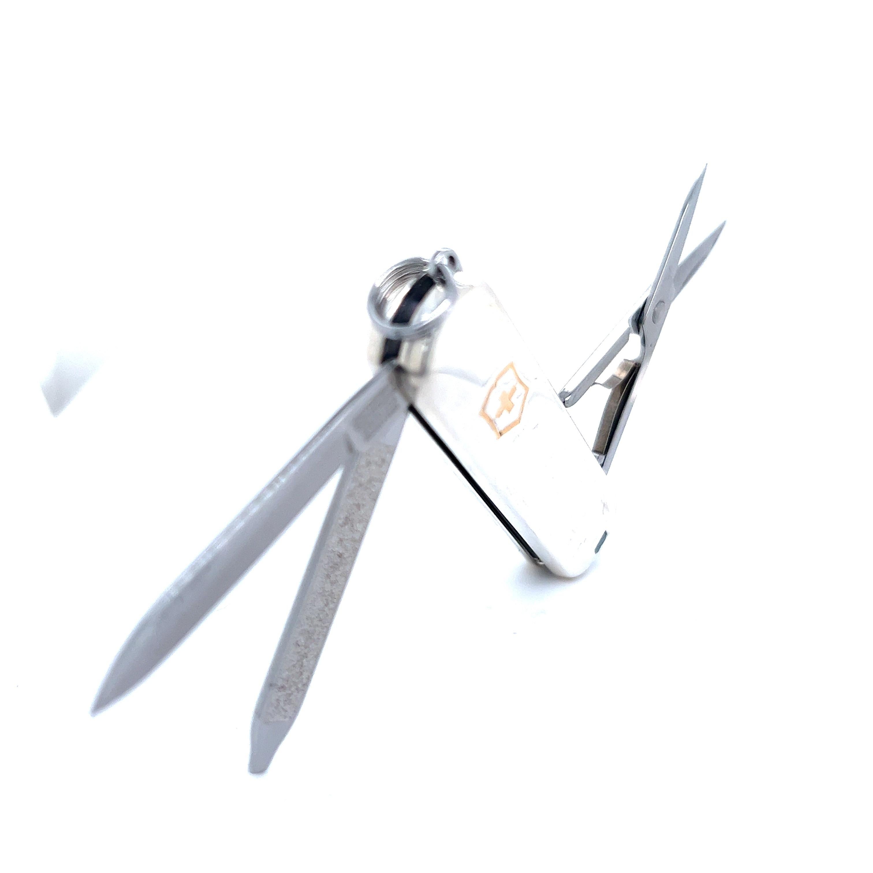 Tiffany and Co Estate Swiss Army Pocket Knife 18k Gold + Silver at ...