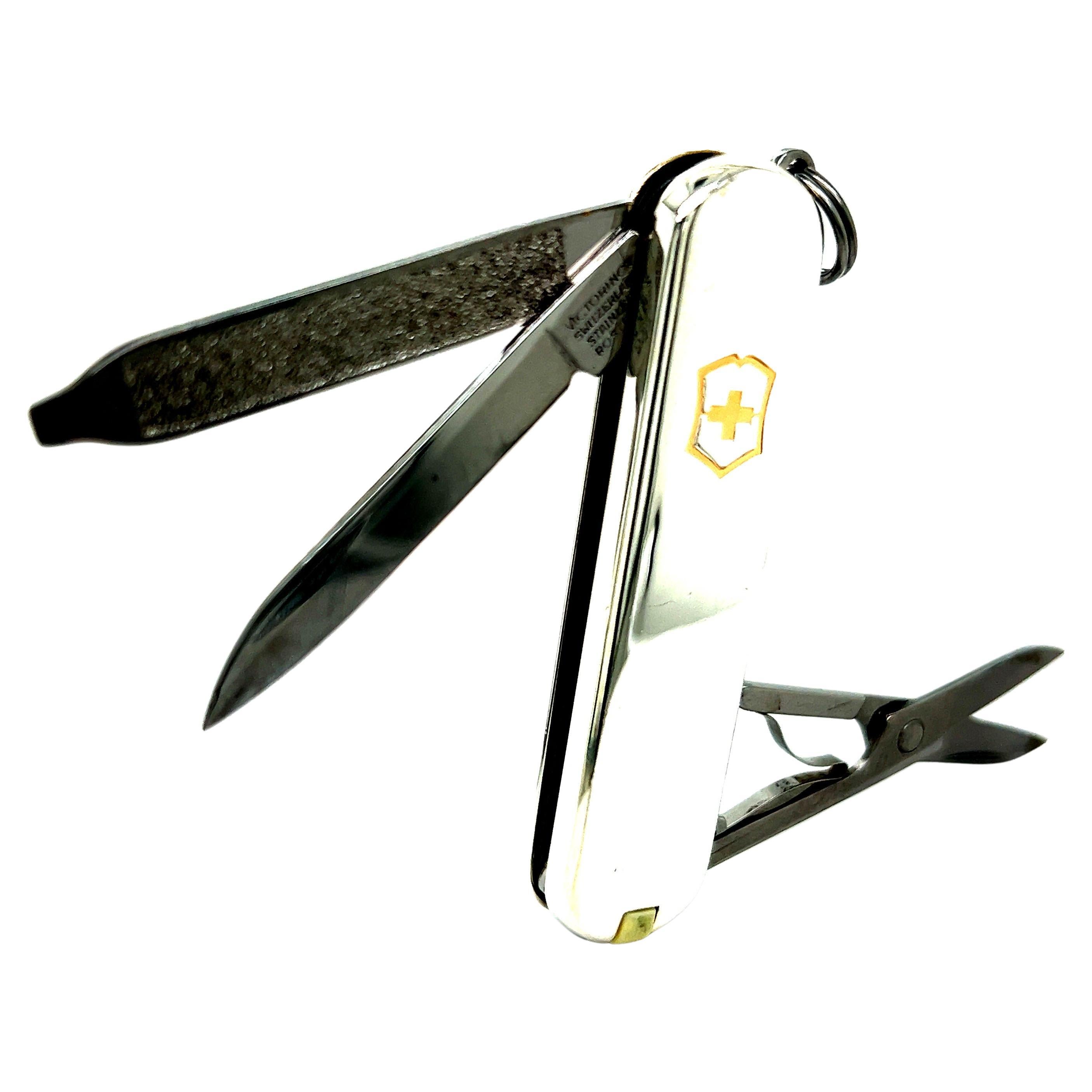 Tiffany and Co Estate Swiss Army Pocket Knife 18k Gold + Silver For ...