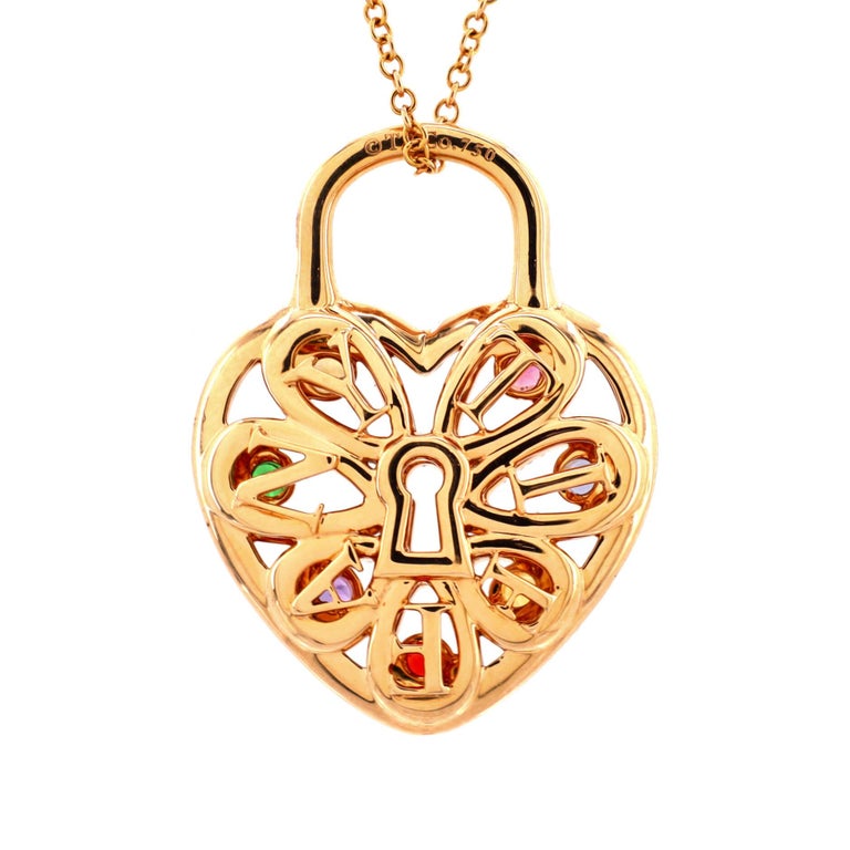 Tiffany and Co. Filigree Heart Pendant Necklace 18k Rose Gold with ...