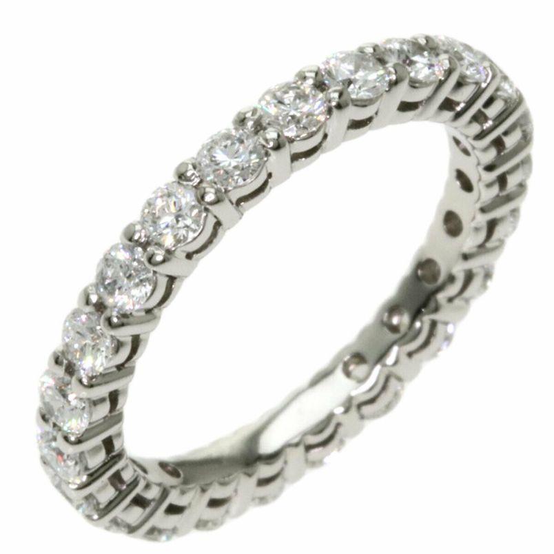 Tiffany and Co. Forever Platinum Full Circle Diamond Embrace Band Ring ...
