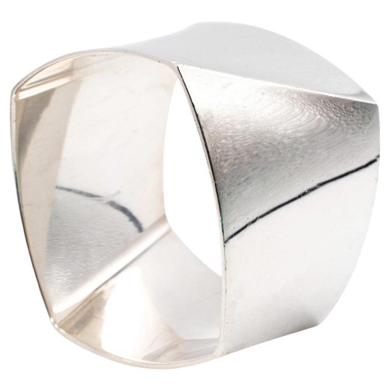 Tiffany and Co. Frank Gehry Massive Torque Bangle Bracelet In .925 ...