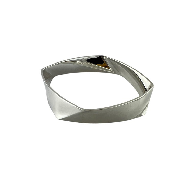 Tiffany and Co. Frank Gehry Sterling Silver Torque Bangle Bracelet at ...