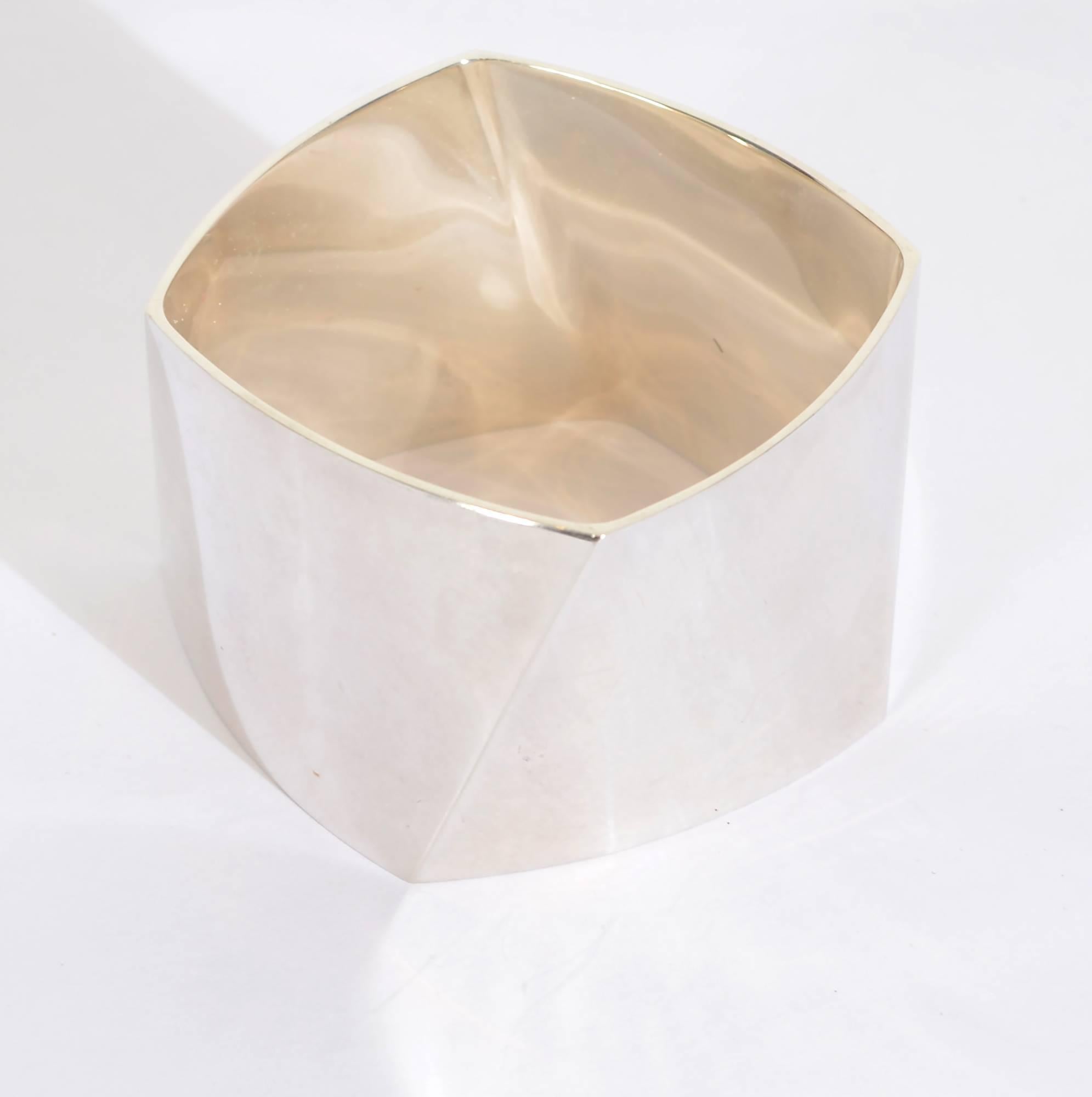 Tiffany and Co. Frank Gehry Sterling Silver Torque Bangle Bracelet For ...