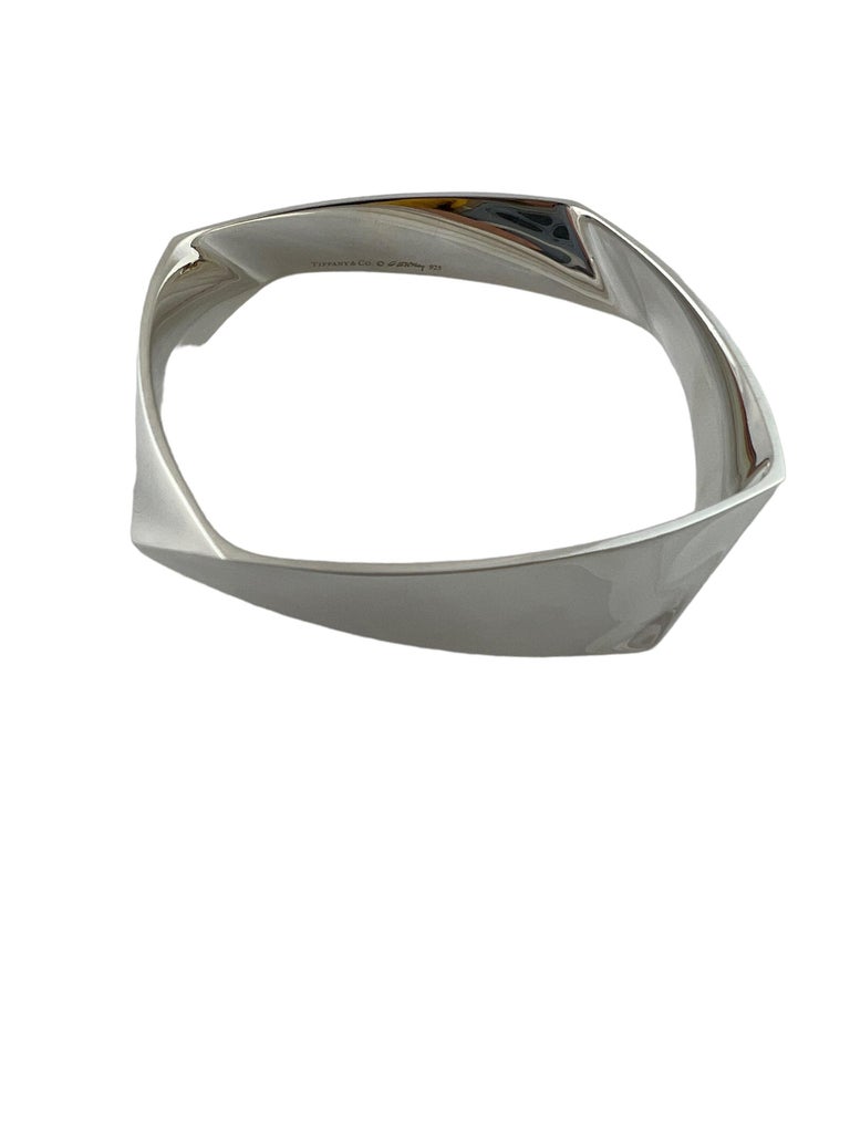 Tiffany and Co. Frank Gehry Sterling Silver Torque Bangle Bracelet at ...