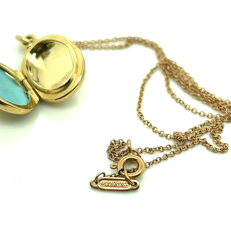 Tiffany and Co. Gold Pendant Locket at 1stDibs