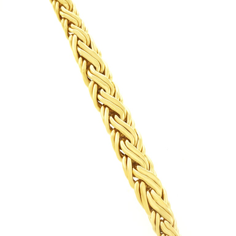 Tiffany and Co. Gold Russian Braid Necklace at 1stDibs | tiffany and co ...
