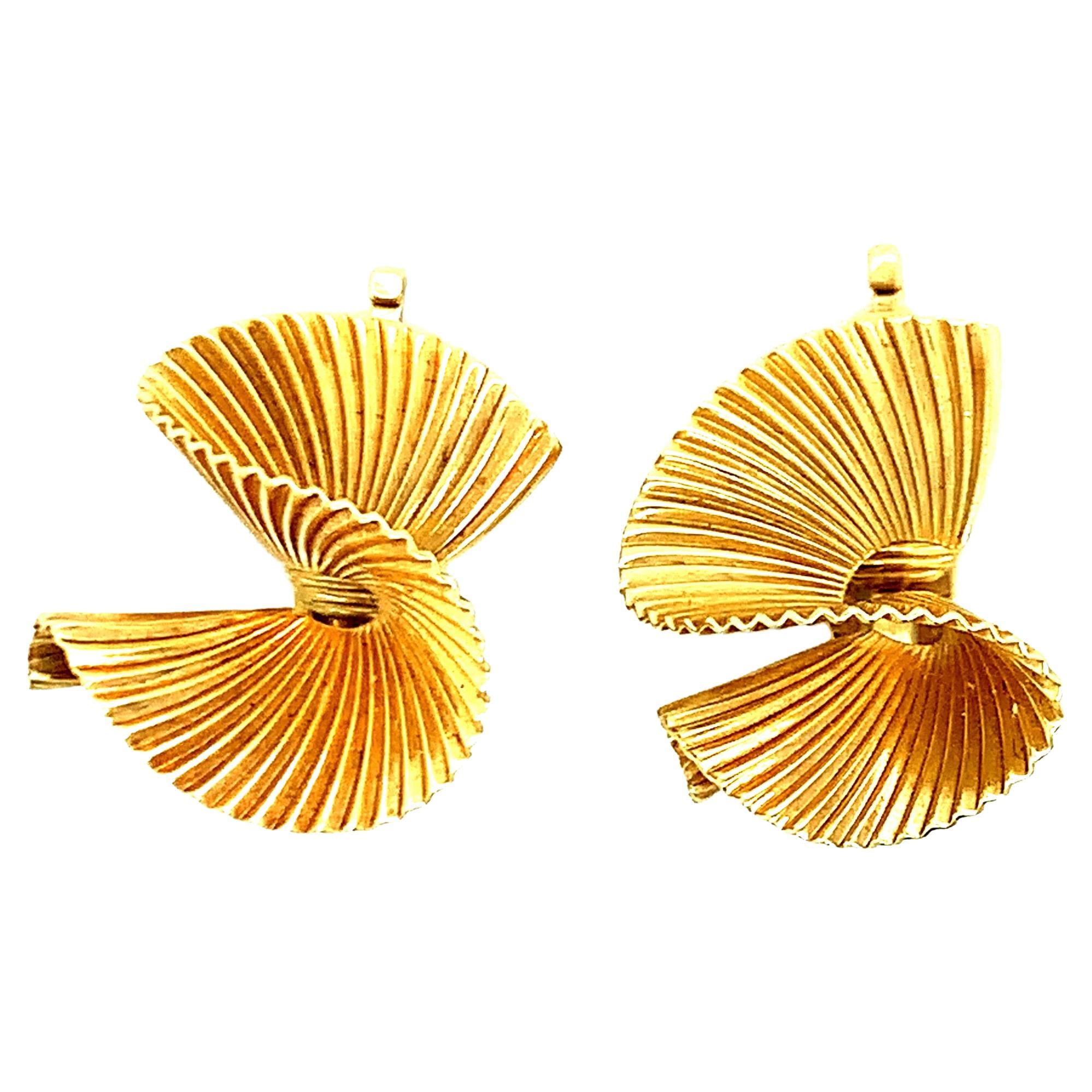 Tiffany and Co. Gold Changeable Ear Clips at 1stDibs