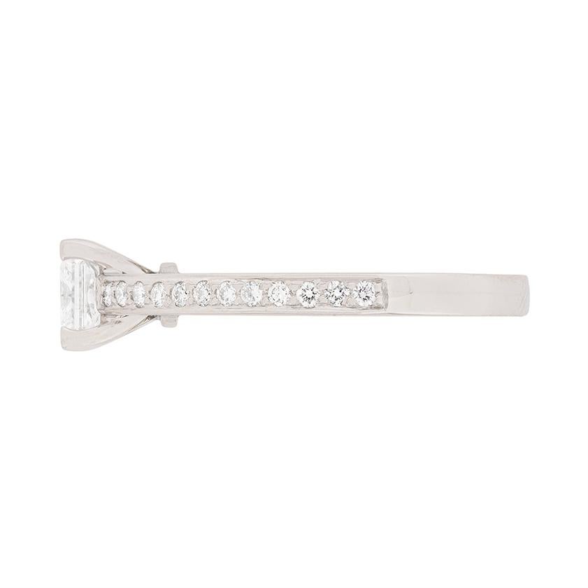 Tiffany and Co. ‘Grace’ Princess Cut Diamond Ring at 1stDibs