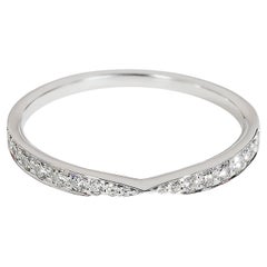 Tiffany and Co. Harmony Diamond Wedding Band in Platinum 0.23 CTW For Sale at 1stDibs