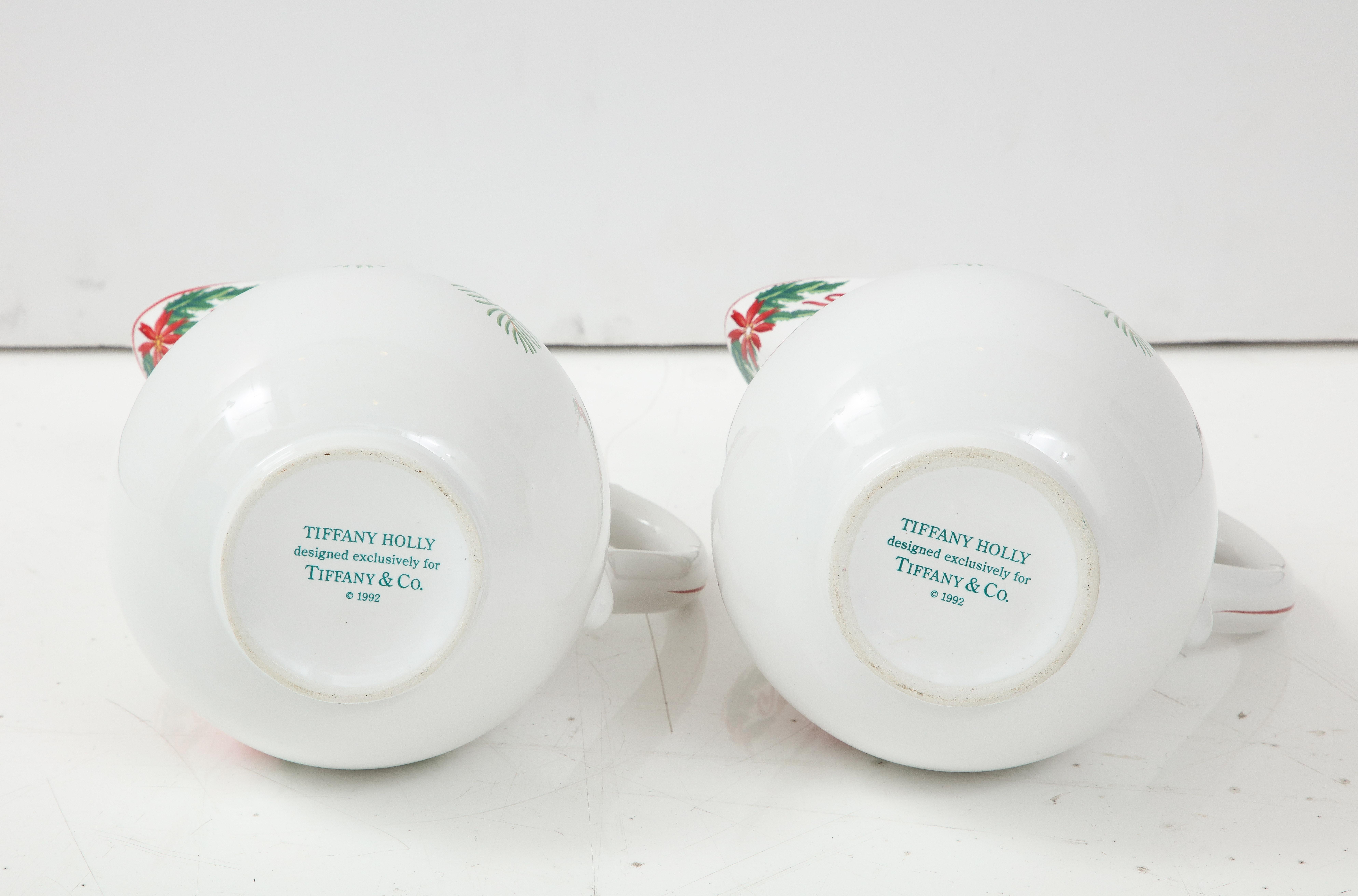 Tiffany and Co. Holiday Pitchers, pair at 1stDibs