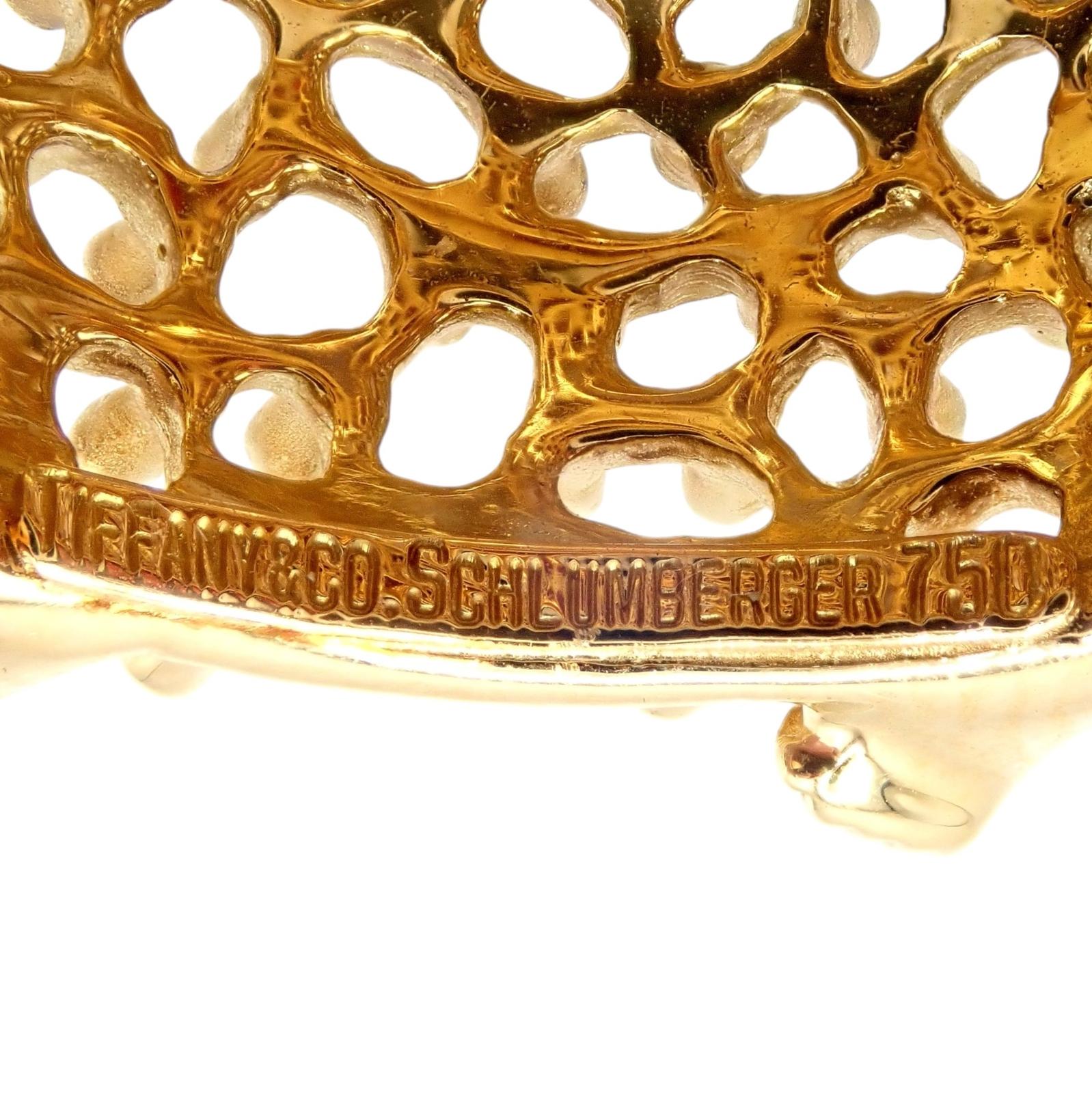 Tiffany and Co Jean Schlumberger Hedgehog Sweet Yellow Gold Brooch Pin ...