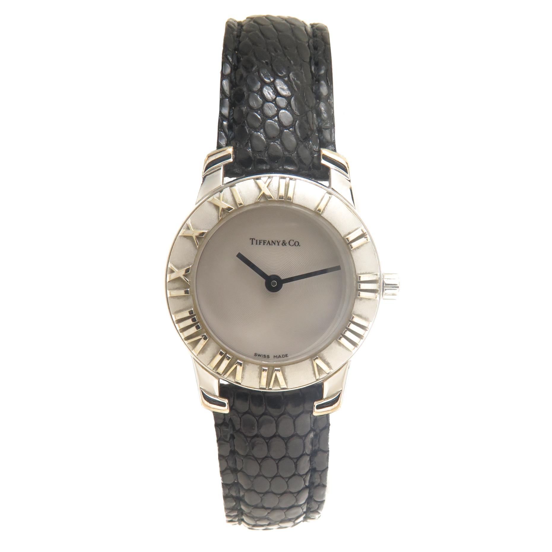 Tiffany and Co. Ladies Sterling Silver Atlas Quartz Wristwatch at ...