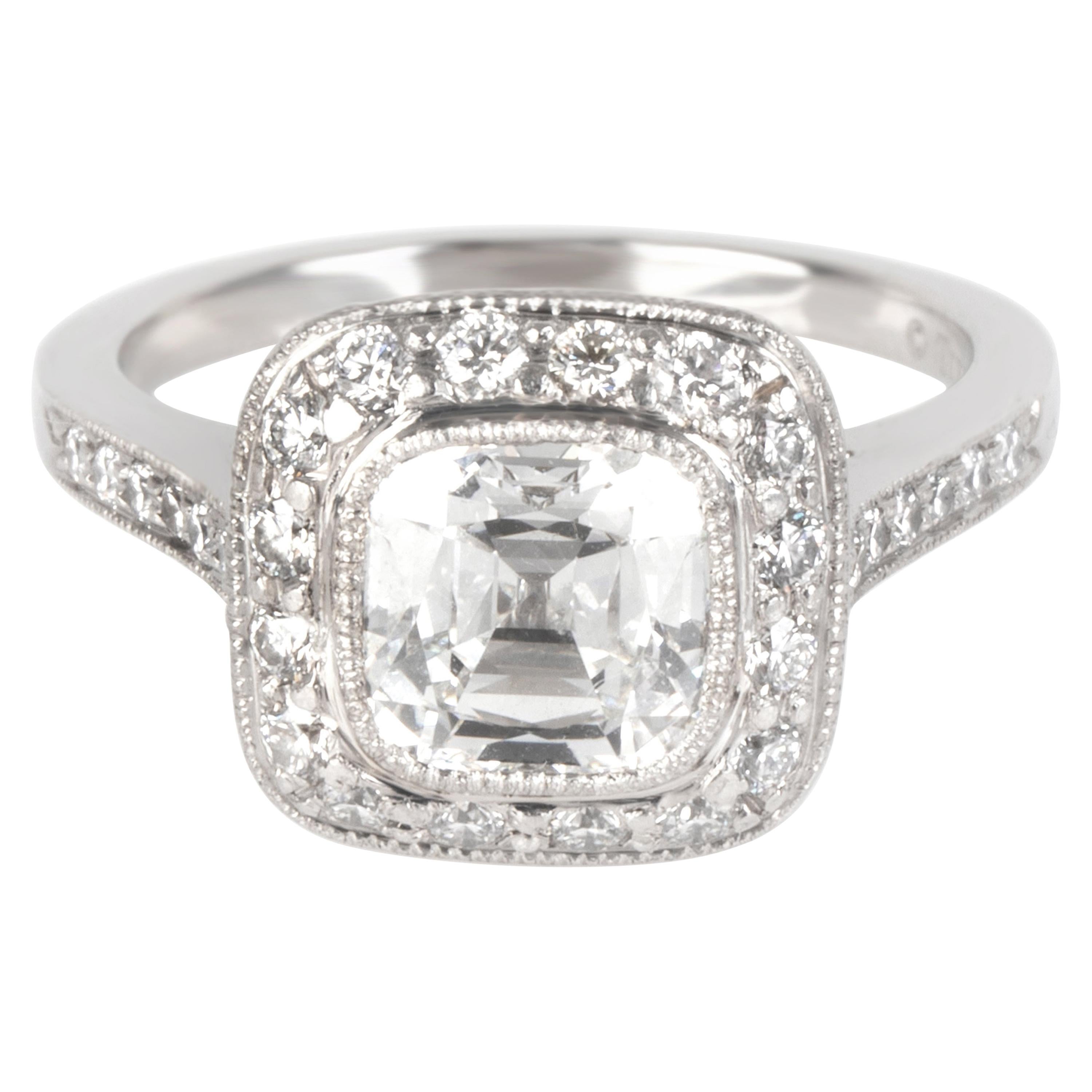 Tiffany and Co. Legacy Diamond Engagement Ring in Platinum G VS1 1.96 ...