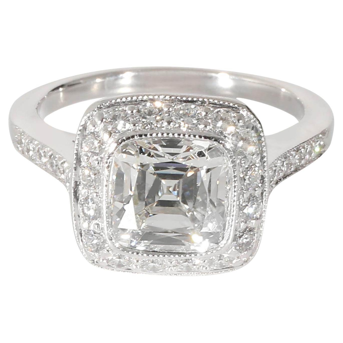 Tiffany and Co. Legacy Diamond Engagement Ring in Platinum H VS1 2 CTW ...