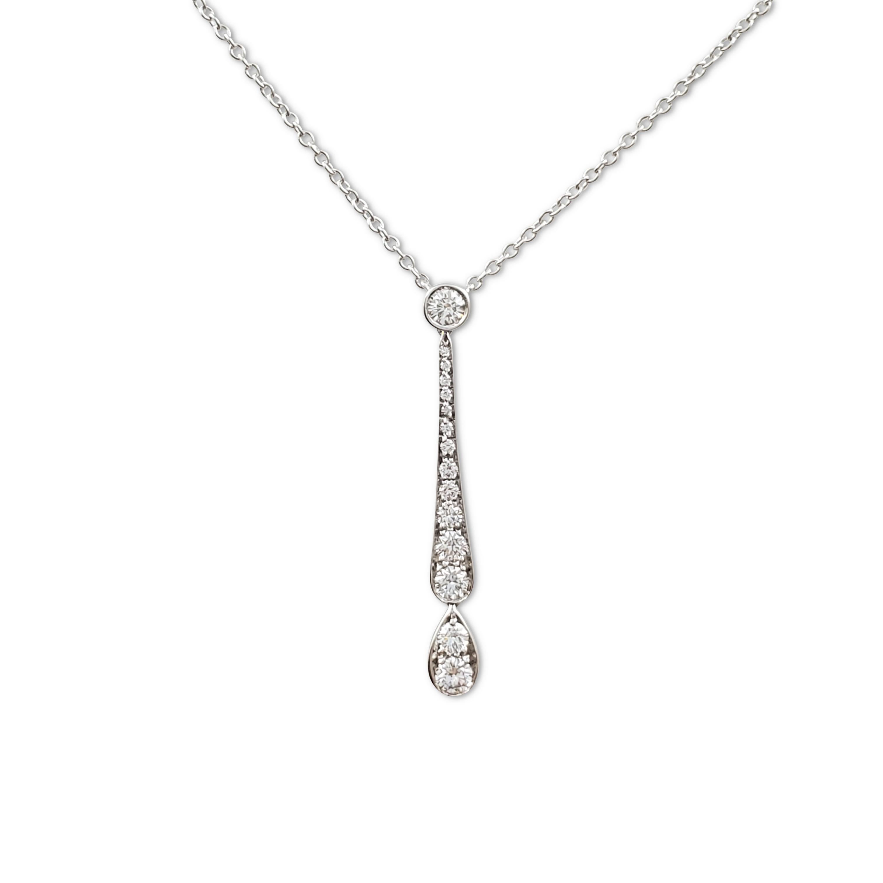 Tiffany and Co. 'Legacy' Platinum and Diamond Necklace at 1stDibs ...