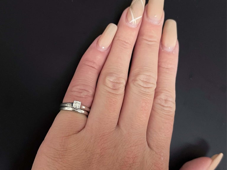 Tiffany and Co. Lucida Diamond Engagement Ring Set in Platinum, H VVS2 ...