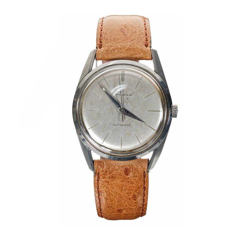 Tiffany and Co. Men's Universal Stainless Steel Polerouter Wristwatch ...