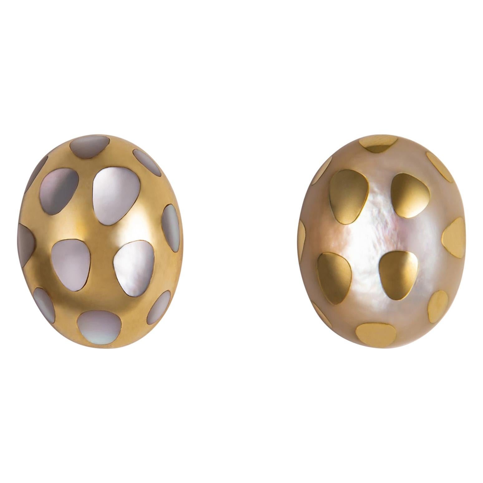Tiffany and Co. Black Jade Gold Polka Dot Earrings at 1stDibs | black ...