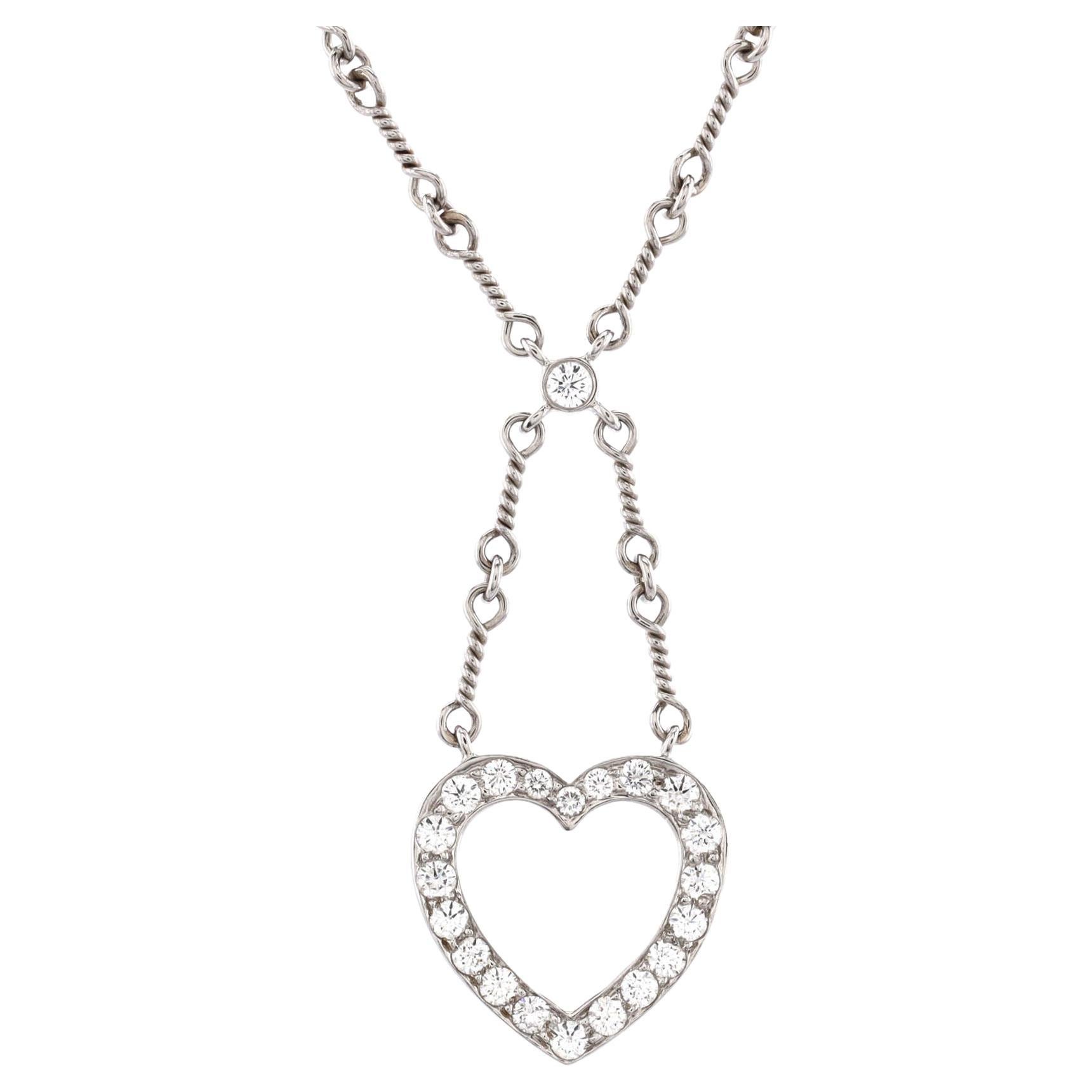 Open Heart Locket Drawing