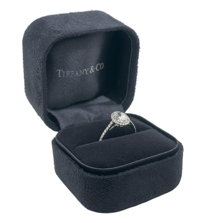 Tiffany and Co. Oval Diamond Soleste 1.33 tcw D VVS2 Engagement Ring ...