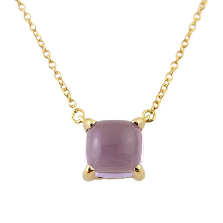 Tiffany and Co. Paloma Picasso 18k Yellow Gold Amethyst Sugar Stack ...