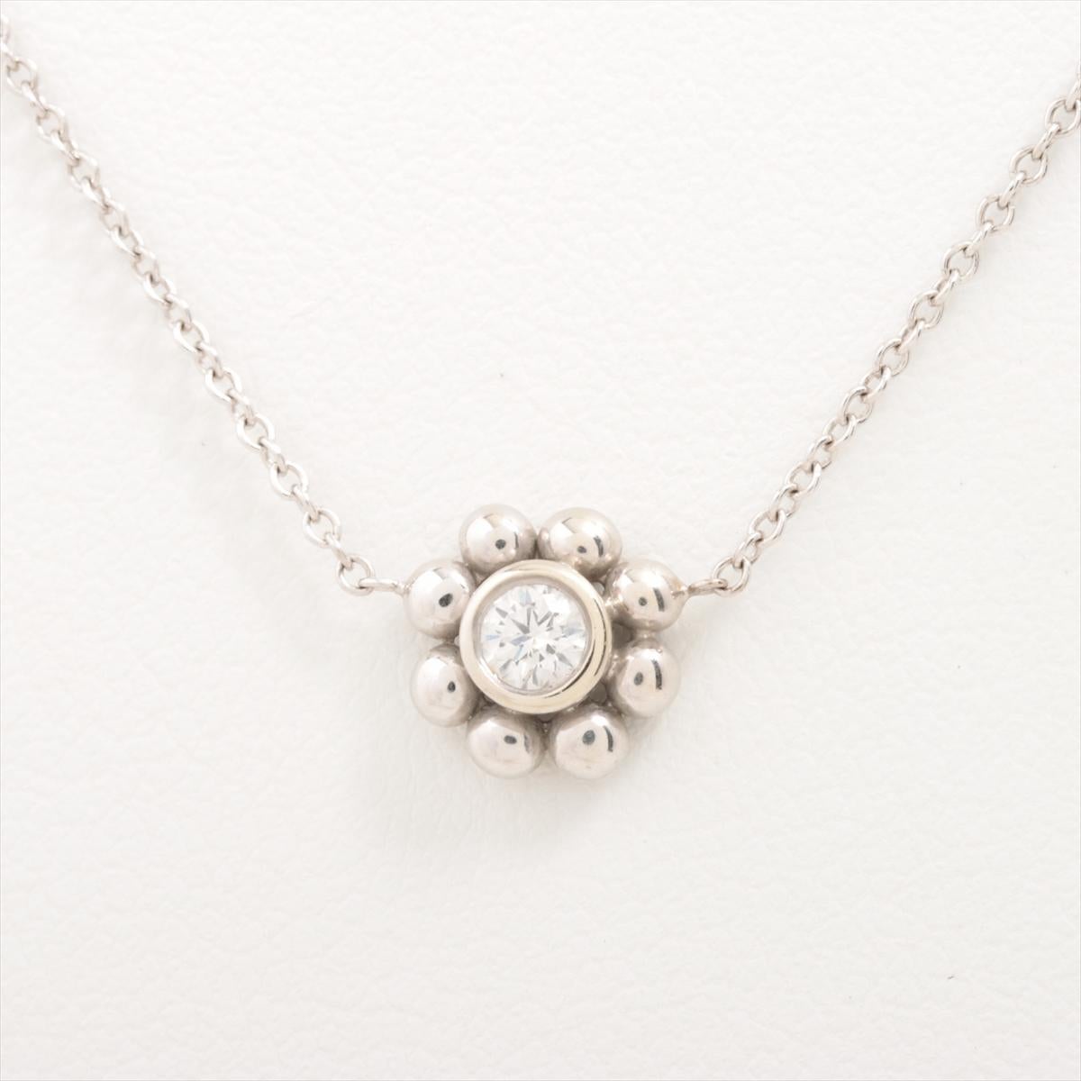 Tiffany and Co. Paloma Picasso Diamond Daisy Jolie Bead Necklace White ...