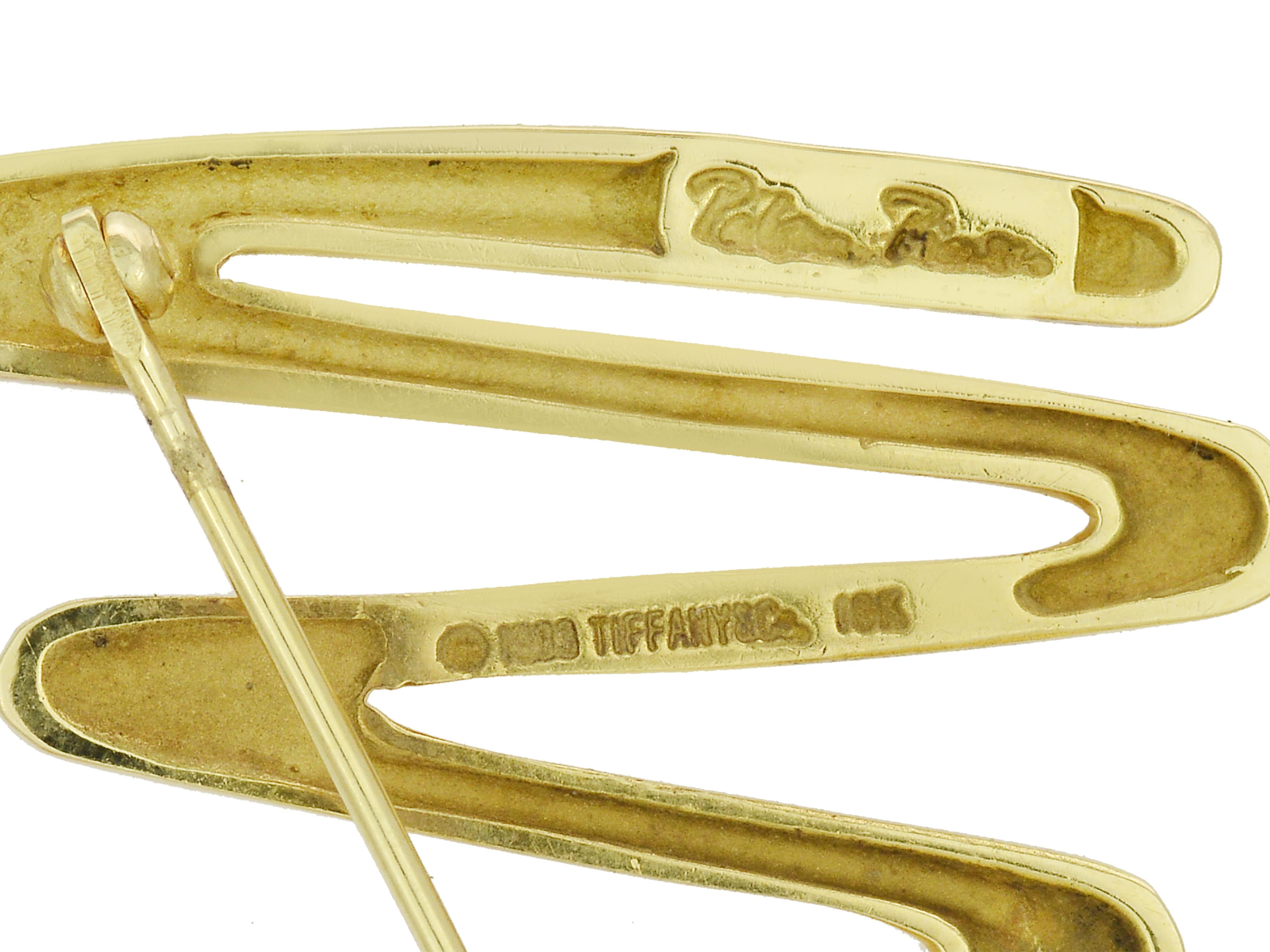 Tiffany and Co. Paloma Picasso Squiggle Pin at 1stDibs | paloma picasso ...