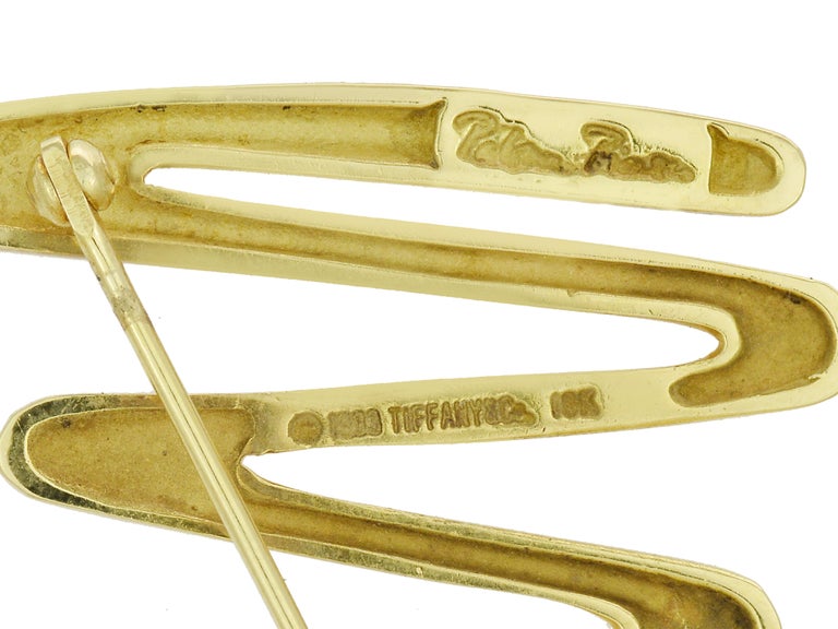 Tiffany and Co. Paloma Picasso Squiggle Pin at 1stDibs