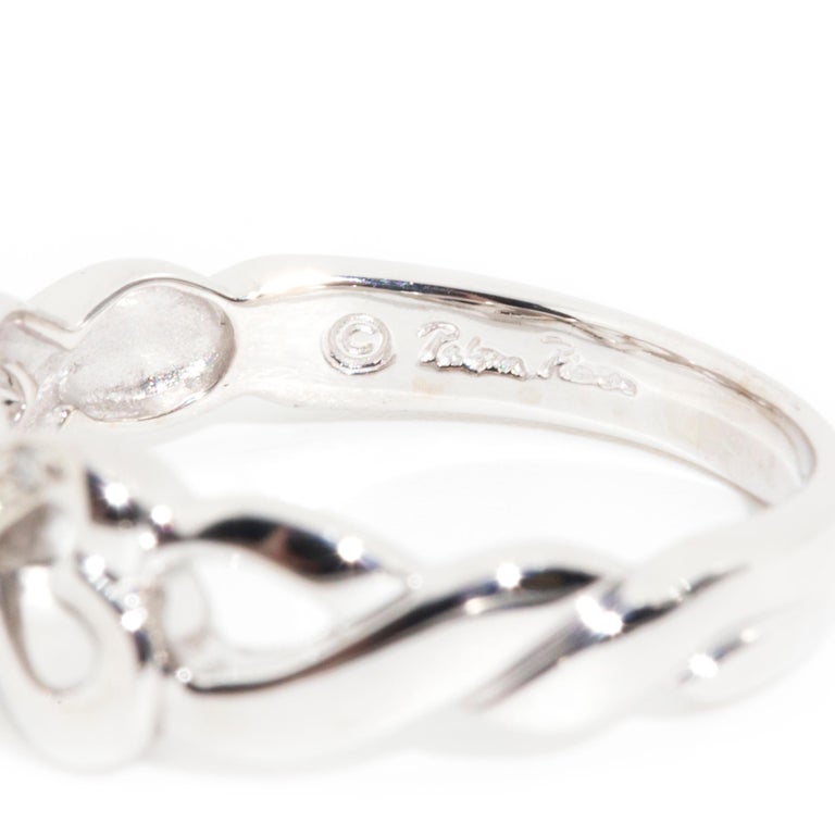 Tiffany and Co. Palomo Picasso Vintage Twisting Heart Ring in 18 Carat ...