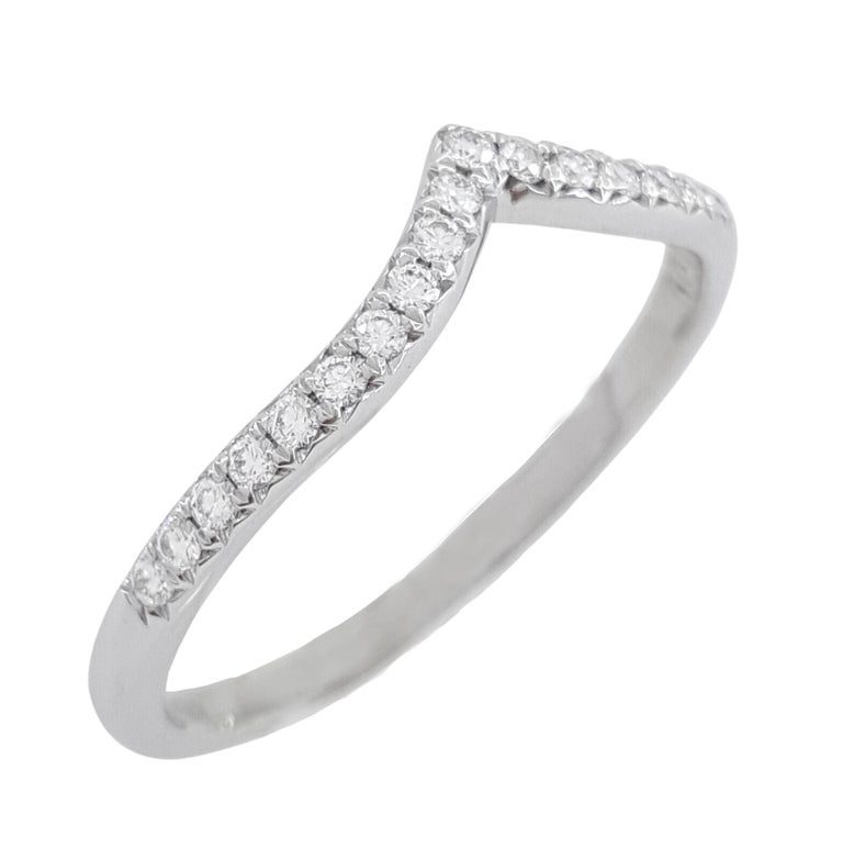 Tiffany and Co. Pave Anniversary Band Ring For Sale at 1stDibs