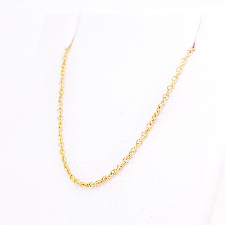 Tiffany and Co. Peretti 18k Yellow Gold Cable Link Chain For Sale at ...